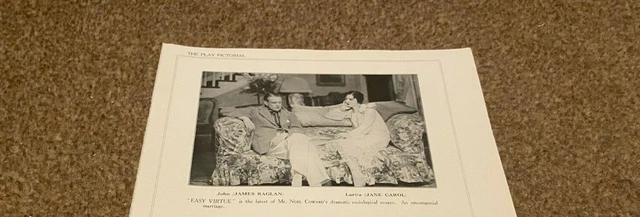 PLPS24 ILLUSTRATION 5X8 James Raglan & Jane Carol In Easy Virtue £5.99 ...