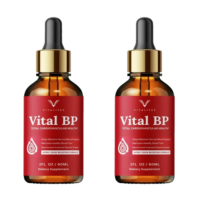 (2 PACK) VITAL BP Herbal Drops Premium Liquid Supplement 60ml £25.98 ...