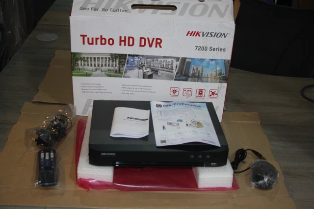 HIKVISION IDS-7208HQHI-K1/4S(B) ACUSENSE Turbo 8ch HD 4MP DVR CCTV ...