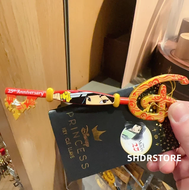 DISNEY AUTHENTIC 2023 Key Mulan 25th anniversary Disneyland exclusive £ ...