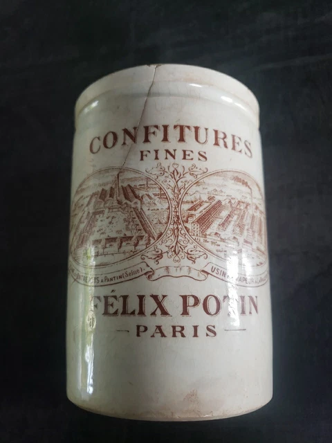 FELIX POTIN ANCIEN POT A CONFITURE EN FAÏENCE Vintage EUR 30,00 ...