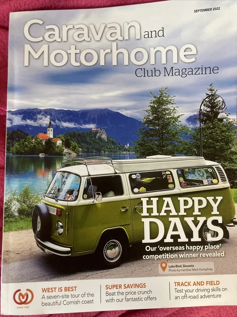 CARAVAN AND MOTORHOME Club Magazine September 2022 £3.70 - PicClick UK