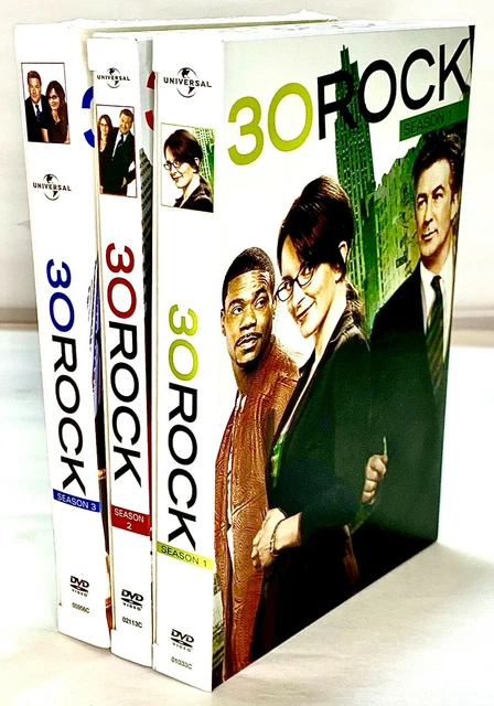 30 ROCK SEASON 1, 2 & 3 Box Set Alec Baldwin Tina Fey TV series $19.95 ...