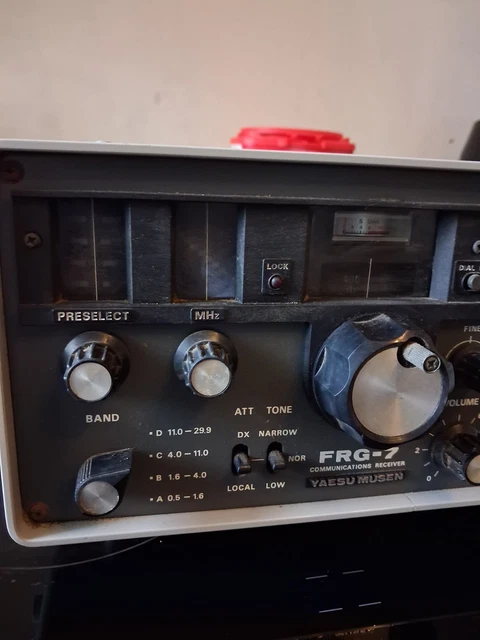 YAESU MUSEN FRG-7 BCL Shortwave Ham Radio Communications Receiver Made ...
