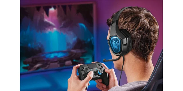 SILVERCREST® GAMING HEADSET 7.1 Surround LED Beleuchtung *B-Ware ...