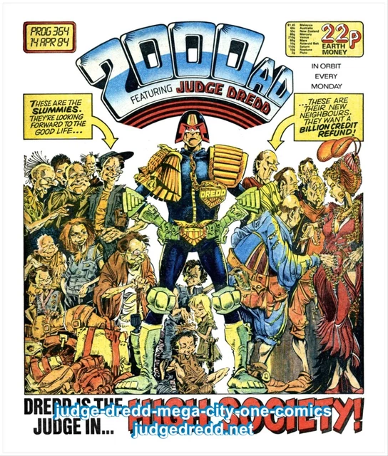 2000AD PROG 364 Judge Dredd Comic Very Good to Excellent Condition (A ...