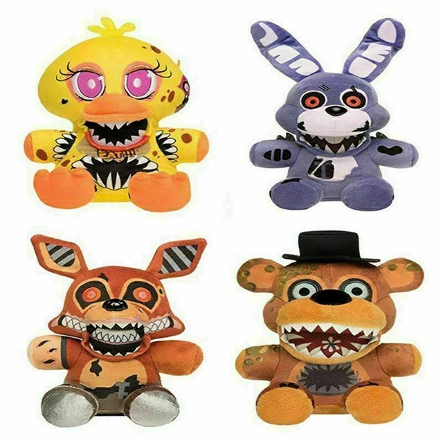 Fnaf Five Nights At Freddys The Twisted Ones Chica Bonnie Foxy Plush