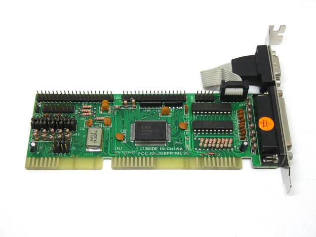 LGS PRIME 2C Multi I/O Controller Serial, Parallel, Floppy, IDE - ISA ...