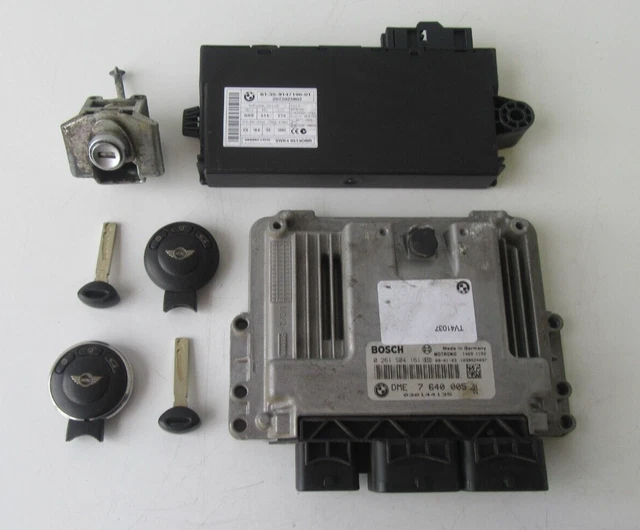 GENUINE MINI ECU + Lockset for R56 Cooper 2008 N12 Manual - 7640005 #86 ...