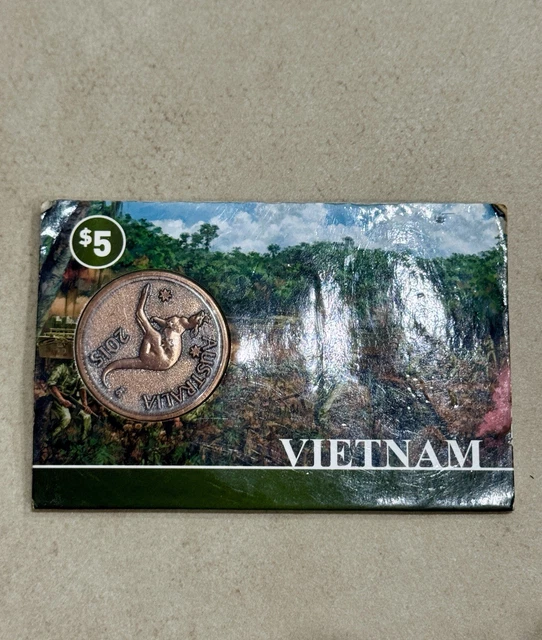 AUSTRALIA 2015 REMEMBER VIETNAM Red Poppy Penny Medal $20.00 - PicClick AU