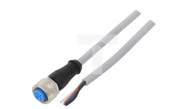 CABLE DE CONEXIÓN PIN M12 4 enchufe directo 2m 250VAC 4A YF2A14 ...
