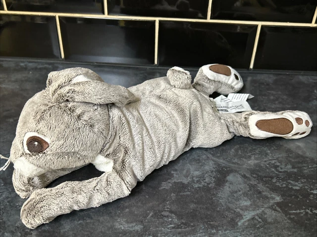 IKEA VANDRING GREY Hare Rabbit Laying Soft Plush Toy 14” £2.00 ...