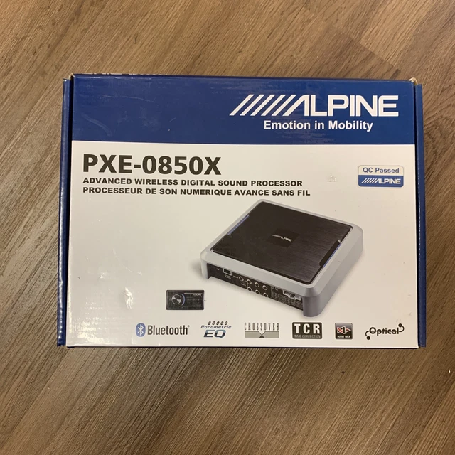 ALPINE PXE-0850X 12-CHANNEL Advanced Wireless Digital Sound Processor ...