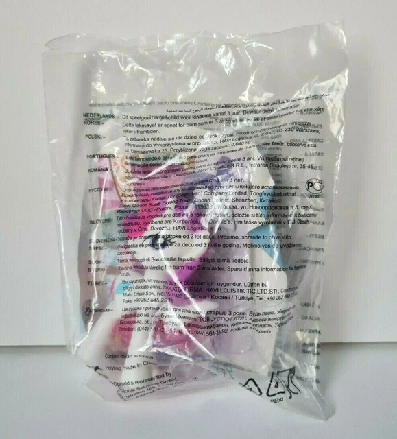 MCDONALD'S HAPPY MEAL My Little Pony 2011 Rarity Hasbro White Pink Tail EUR 9,00 - PicClick IT
