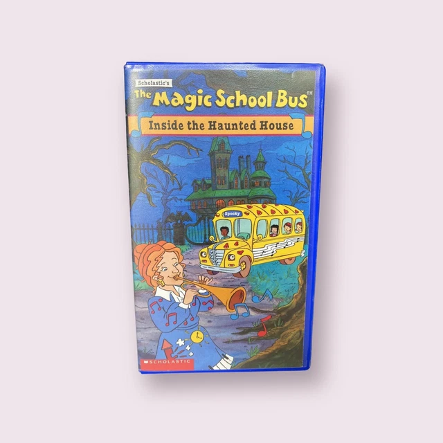 MAGIC SCHOOL BUS HAUNTED HOUSE VHS Scholastic Clamshell Vintage EUR 11 ...