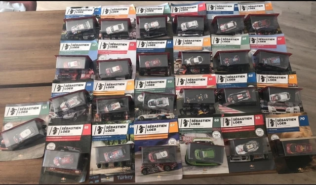 COLLECTION COMPLÈTE ALTAYA - voiture miniature sebastien loeb 1/43 ...