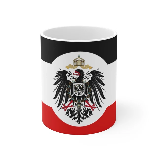 WW1 GERMAN IMPERIAL Colonial Office Flag Ceramic Mug 11oz, WWI ...