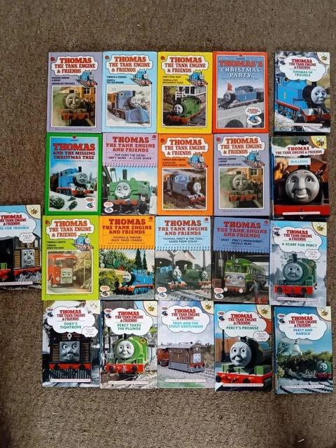 THOMAS THE TANK Engine Vintage Ladybird Books, 21 Children's Books (9 ...
