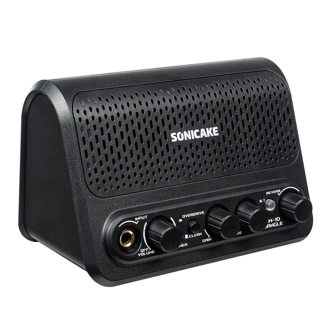 AMPLIFICATEUR DE GUITARE Mini Combo Ampli Bluetooth avec canaux Clean ...