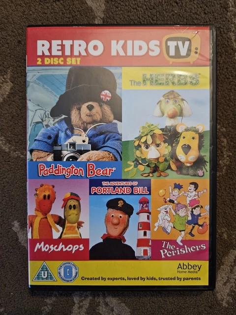 RETRO KIDS TV Dvd Paddington / Herbs / Perishers / Portland Bill ...