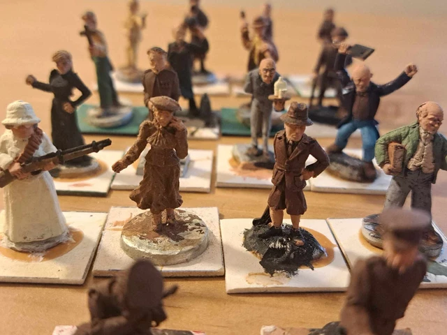 D&D-1975-89 VINTAGE LEAD Figures - Victorian Era NPC Set #2 (SEMI ...