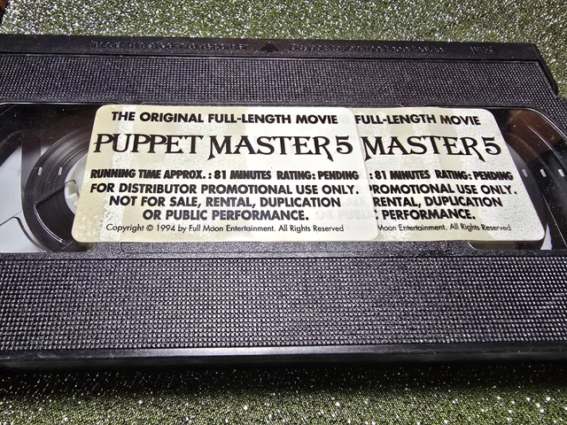 PUPPET MASTER 5 Vhs Screener Full Moon Horror Promo Rare £36.22 ...