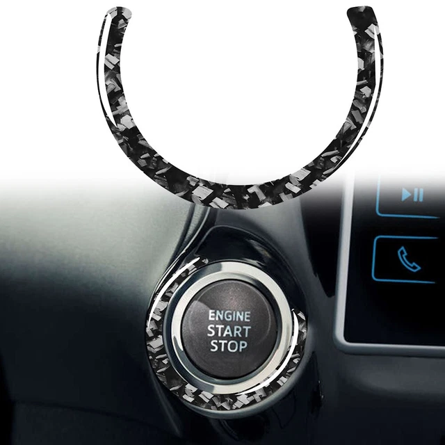 HOUSSE BOUTON INTERRUPTEUR d'allumage en fibre de carbone pour Toyota pour Hilux EUR 8,59 ...