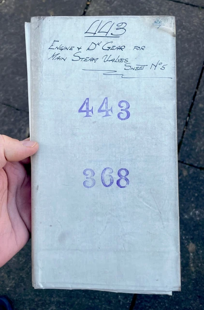 ORIGINAL ANTIQUE HMS REPULSE NAVY CRUISER SHIP CLYDEBANK DRAWING PLANS ...