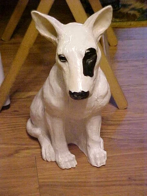 SPUDS MACKENZIE 1980’S Budweiser Dog, Statue 12 1/2 IN TALL, EYE ...