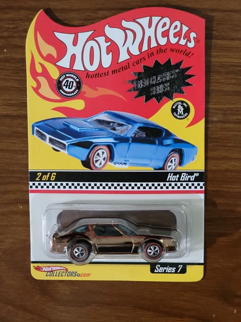 HOT WHEELS RLC Hot Bird Neo Classics Series 7 #3 144 sur 10 000 EUR 27,66 - PicClick FR