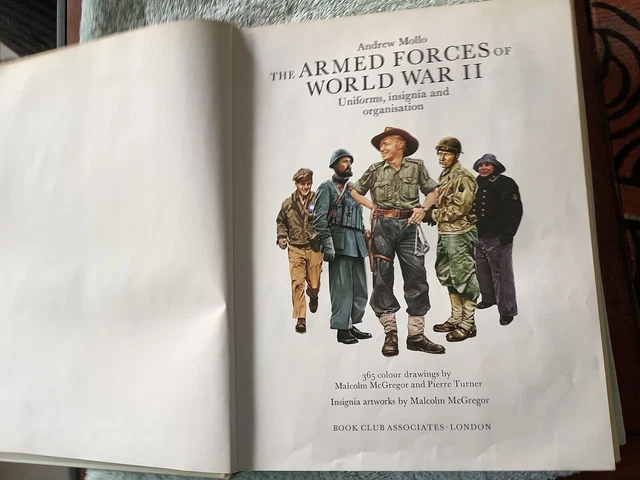 THE ARMED FORCES Of World War II Uniforms Insignia And Organisation ...