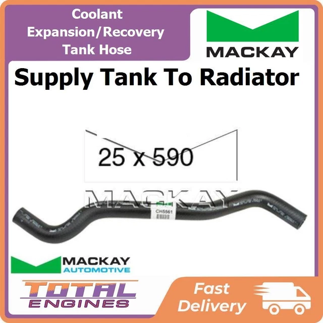 COOLANT EXPANSION/RECOVERY TANK Hose fits Volvo V70 2.4L 5Cyl B 5244 S2 ...
