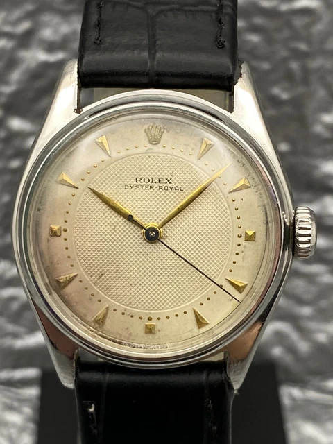 ROLEX OYSTER-ROYAL REF. anni '40 OROLOGIO SVIZZERO 6044 CAL 710 VINTAGE ...