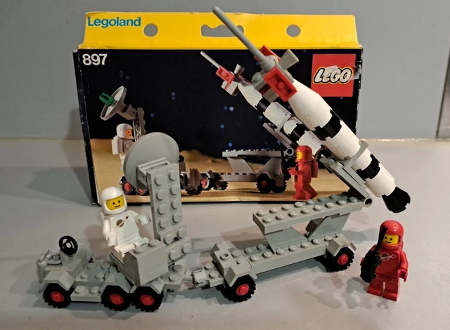 LEGO 897 RAMPE fusée VINTAGE SPACE Mobile rocket launcher COMPLET ...