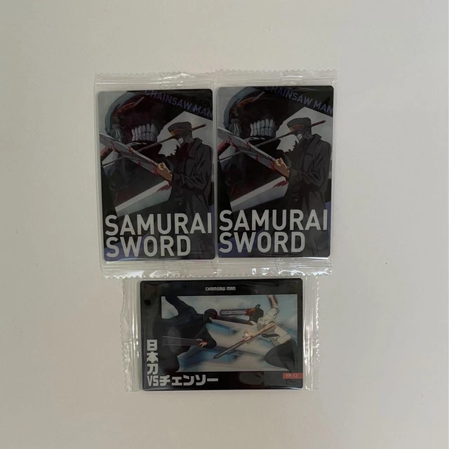 CHAINSAW MAN CARD Wafer Samurai Sword Denji £19.73 - PicClick UK