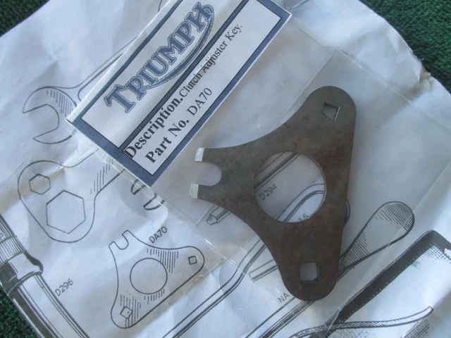 TRIUMPH MOTORCYCLES ALL Models 1935-1970 -Clutch Adjuster Tool New Old ...