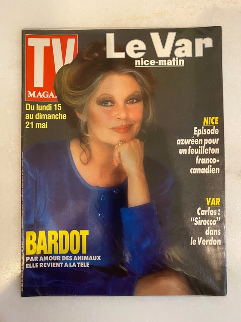 REVUE TV MAG LE VAR N°15032 de 1989 avec couverture et photos de ...