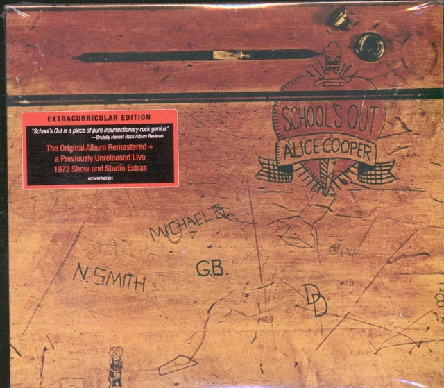 ALICE COOPER SCHOOL'S Out double CD Europe Warner 2023 2CD set in in tri-fold EUR 16,79 ...
