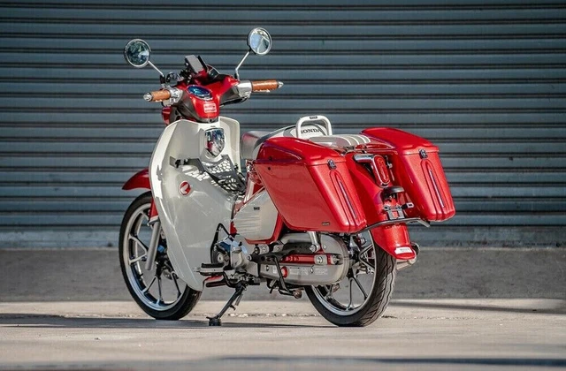 RED REAR RACK Box Luggage Carry Lh+Rh Fit Honda Super Cub C125 125 2018 ...