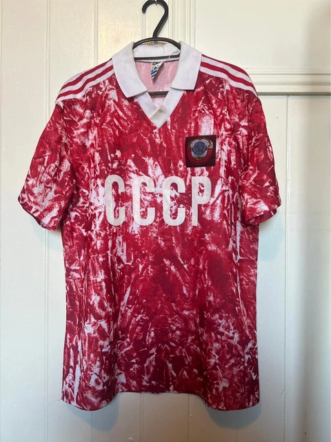 AUTHENTIC ADIDAS SOVIET Union CCCP 1989/91 Home Shirt Medium £125.00 ...