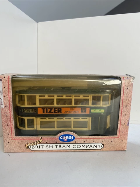 CORGI BOXED GREAT British Tram Company Diecast Model Tram Tizer FREE ...