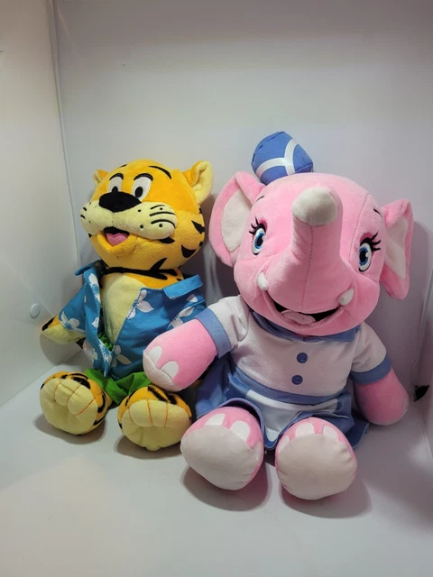 ANXIOUS ELEPHANT & Rory Tiger Haven Holidays Cuddly 12"plush Soft Toy ...