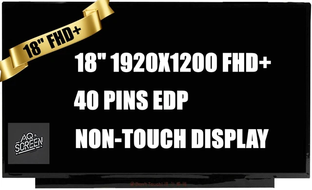 480HZ 18.0& WUXGA LAPTOP LCD SCREEN f Alienware m18 R1 P51E 1920X1200 ...
