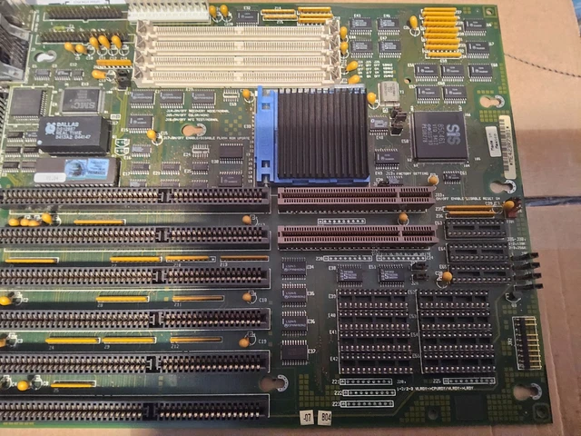 SOCKET 2 VLB AT motherboard complete with intel 486 dx2 66MHz processor ...