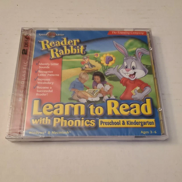 READER RABBIT LEARN to Read with Phonics (preschool and kindergarten ...