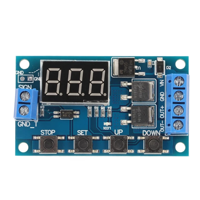 DUAL MOS TUBE Control Board Simple Interface 5-30V Professional Trigger ...
