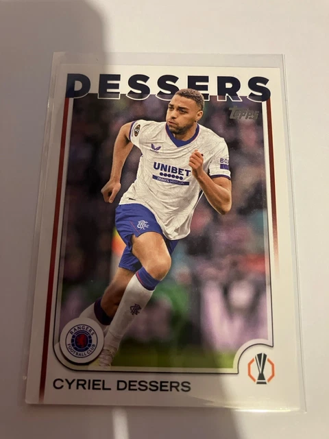 TOPPS FLAGSHIP Edition 2024 - 25 Card Cyriel Dessers Rangers £0.99 ...