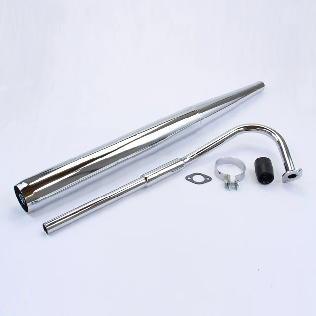 AUSPUFF + KRÜMMER + Schelle SET für Zündapp ZR 10 20 30 Typ 447 ...