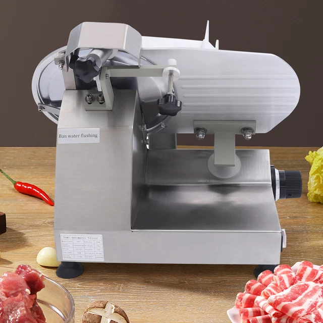 PRO MEAT SLICER Semi-auto Cutting Tool Commercial Food Meat Slicing ...