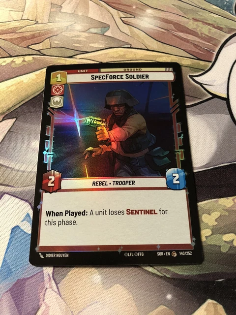 SPECFORCE SOLDIER 140/252 Foil Star Wars Unlimited Spark Of Rebellion ...